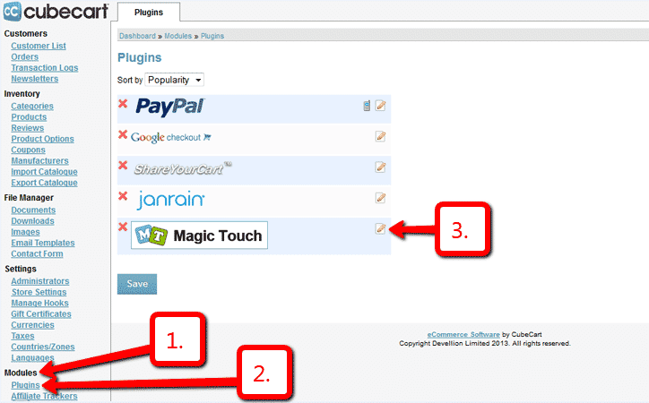 Magic Touch - CubeCart image zoom