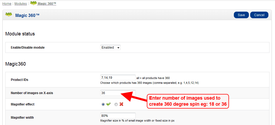 Magic 360 - OpenCart 360 Image Viewer Extension
